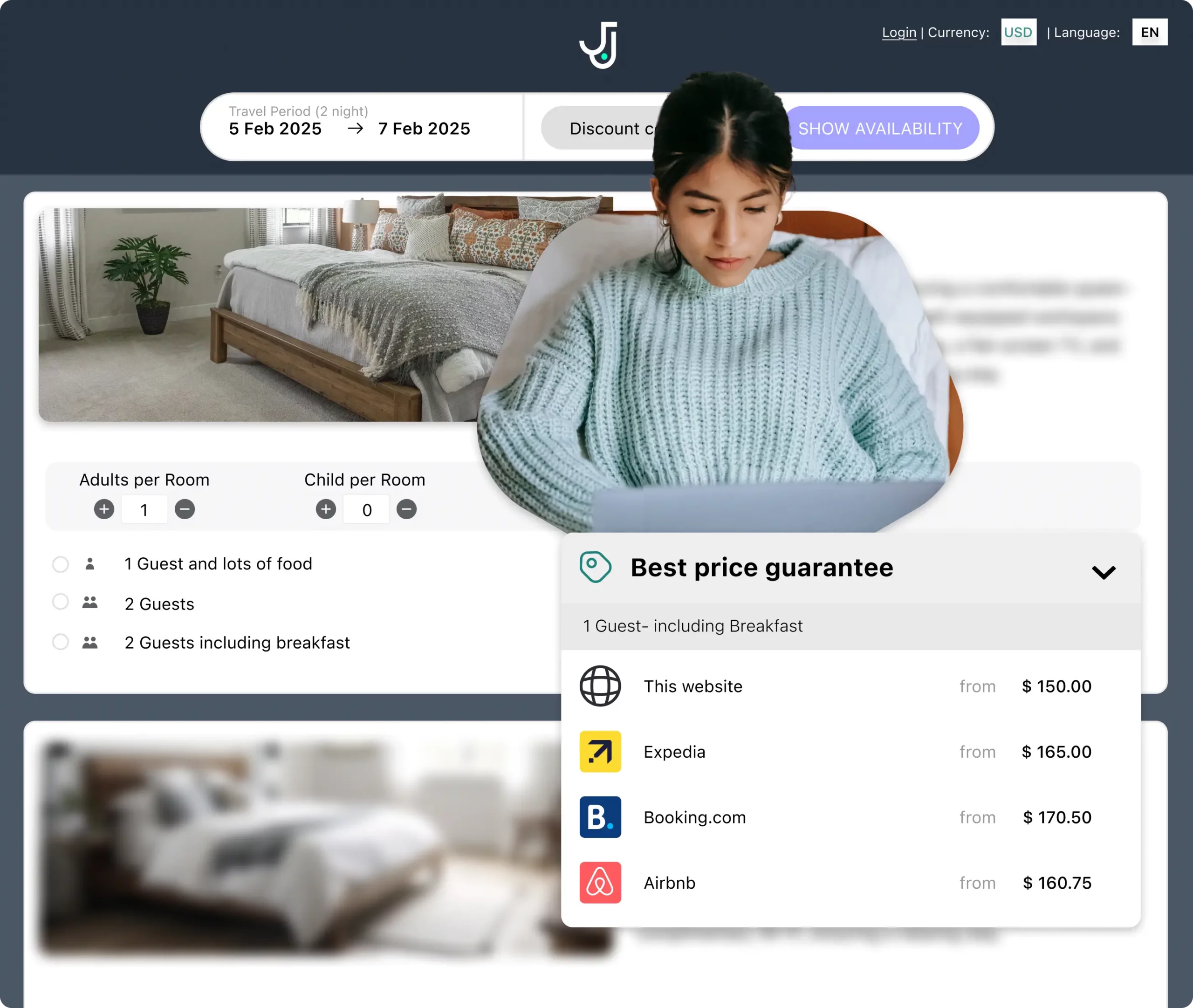 Booking Engine – More Direct Bookings, 100% Commission-Free